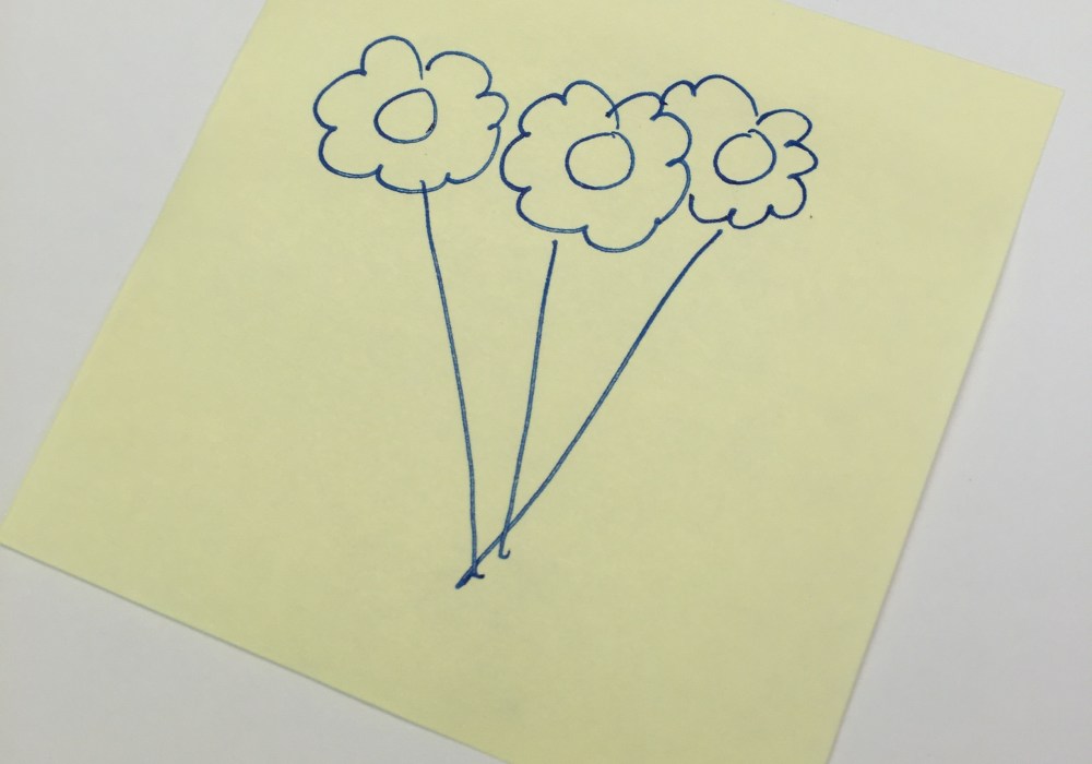 The Post-It Bouquet | Calculus & Commas